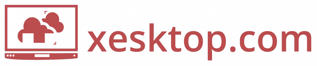 xesktop-official-logo-red - XESKTOP